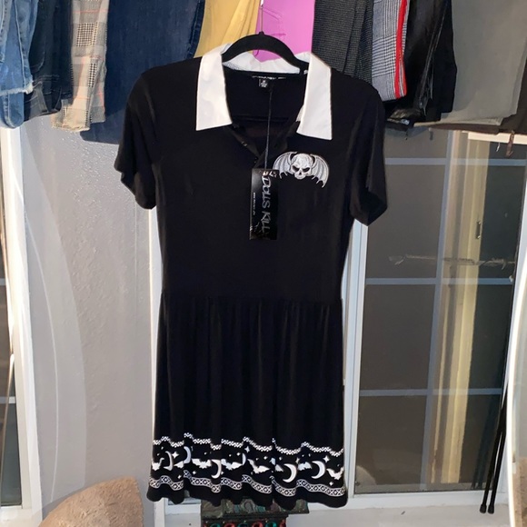 Dolls Kill | Dresses | Dolls Kill Dress Black White | Poshmark